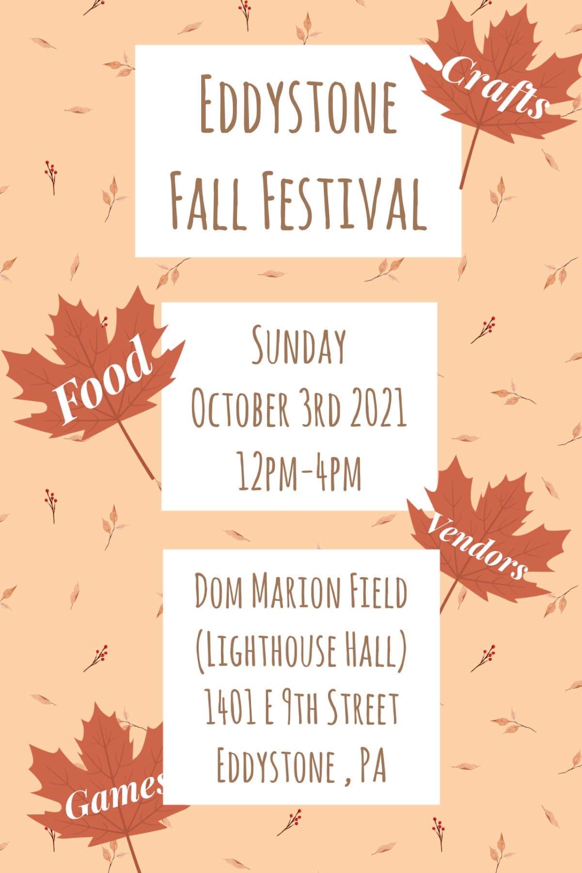 Eddystone Fall Festival – Eddystone Borough